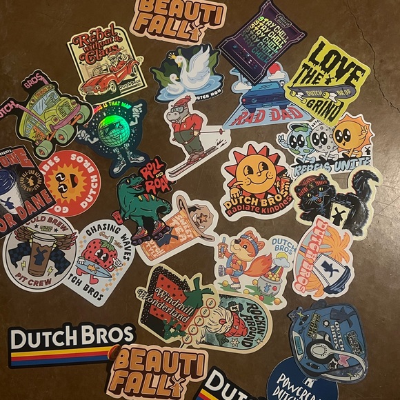 Dutch Bros | Other | Dutch Bros Colorful Sticker Set | Poshmark